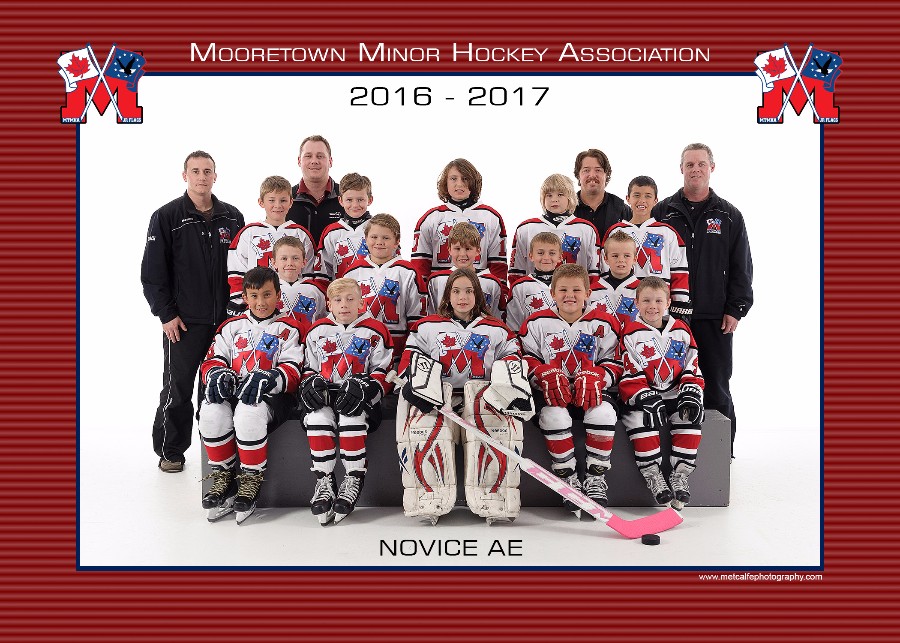 2016-2017 > U9 (Novice) > Novice AE > Roster (Mooretown Minor Hockey)