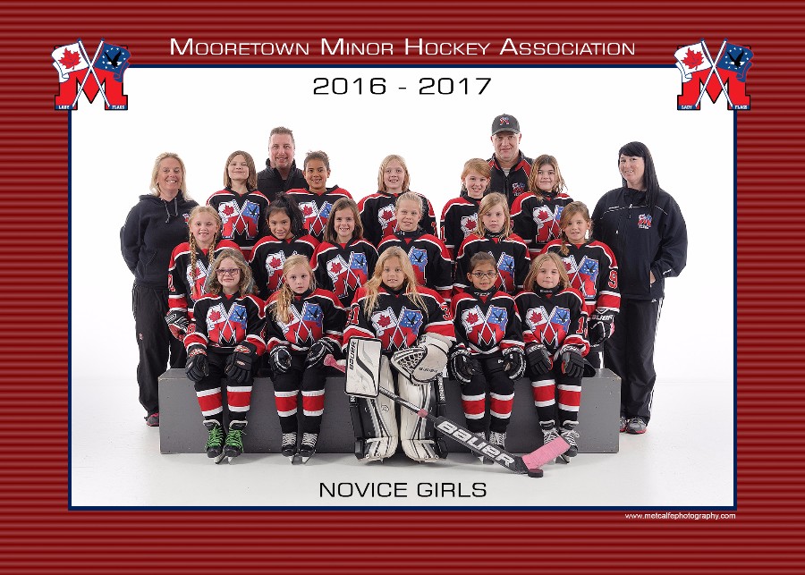 2016-2017 > Novice Girls > Roster (Mooretown Minor Hockey)